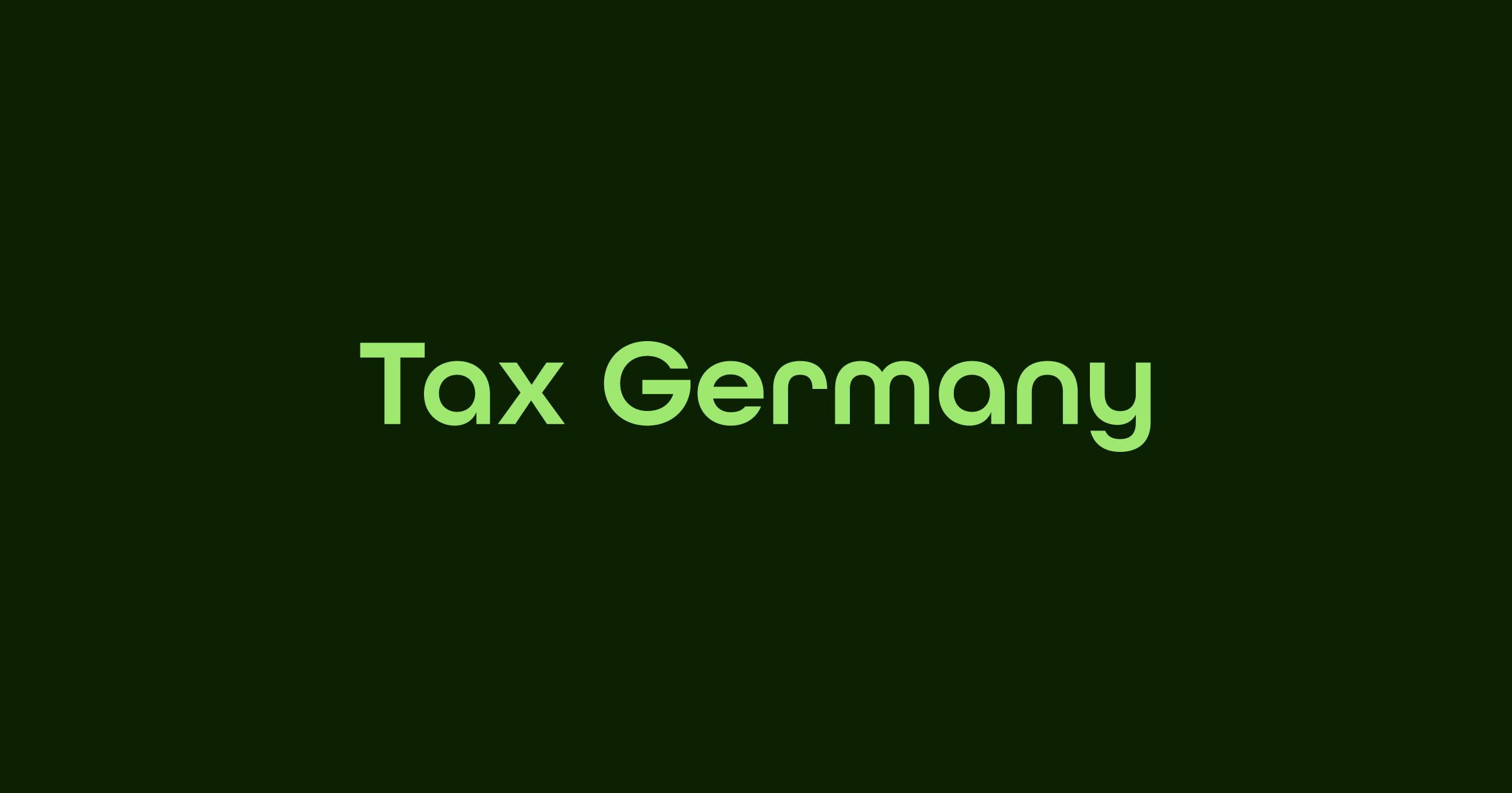 Tax Germany — German tax & UG filings made simple
